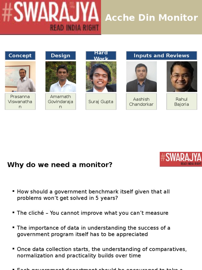 Acche Din Dashboard | PDF