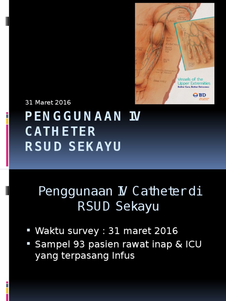 Penggunaan IV Catheter di RSUD | PDF