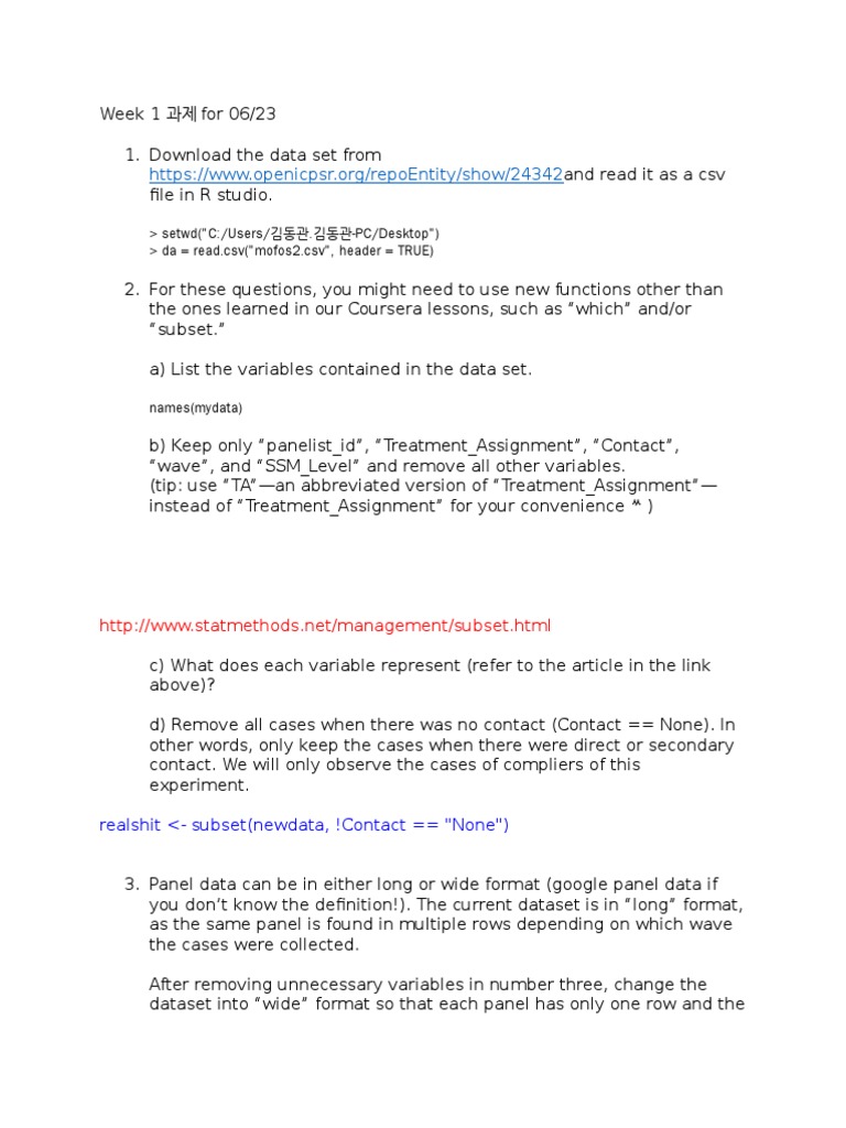 > setwd ("C:/Users/김동관.김동관-PC/Desktop") > da = read.csv ("mofos2.csv", header = TRUE) | PDF ...