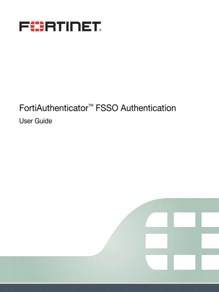 FortiAuthenticator FSSO Authentication User Guide | PDF | Radius ...