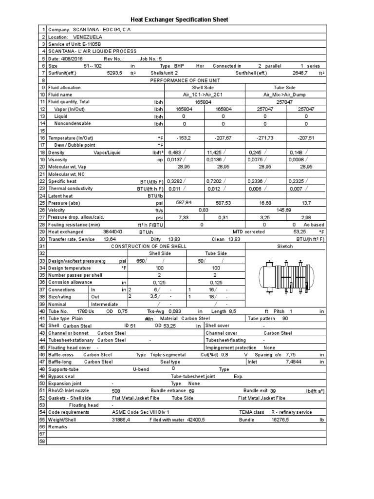 E-1105b Tema Sheet | PDF