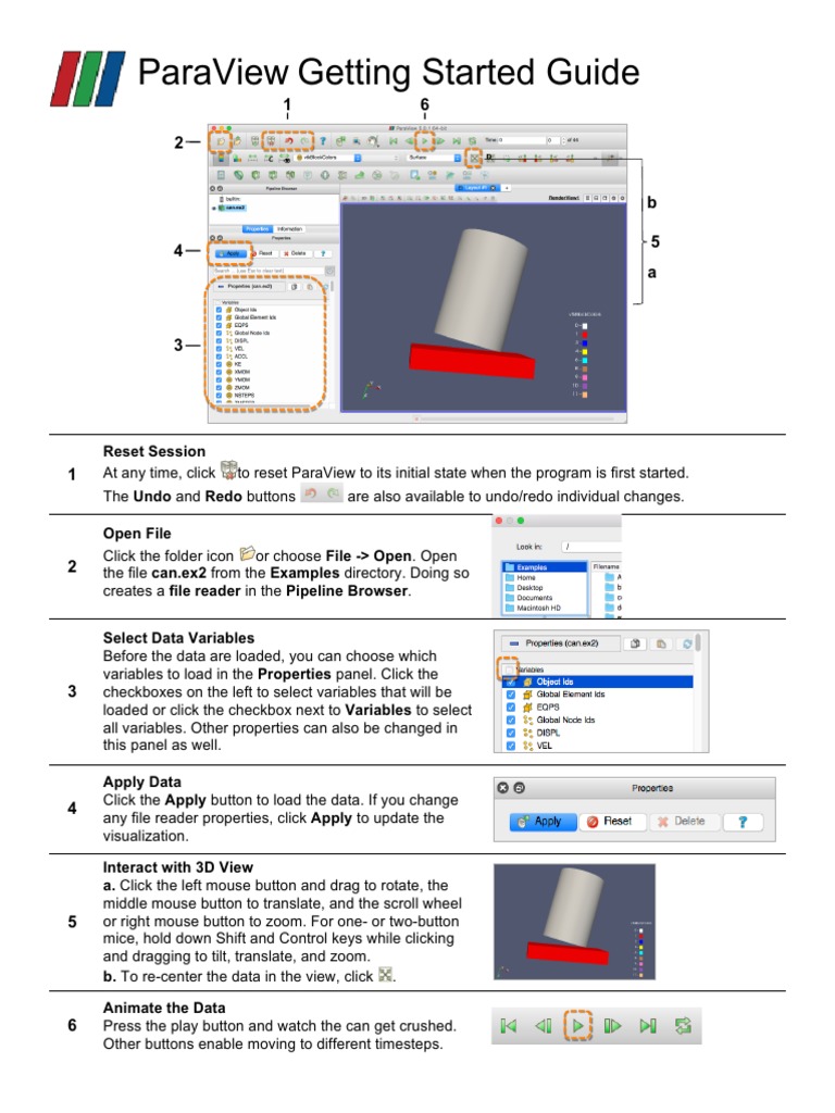 ParaView Getting Started Guide | PDF