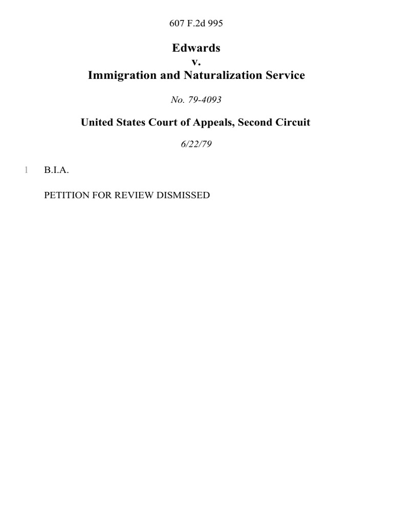 Edwards v. Immigration and Naturalization Service, 607 F.2d 995, 2d Cir ...