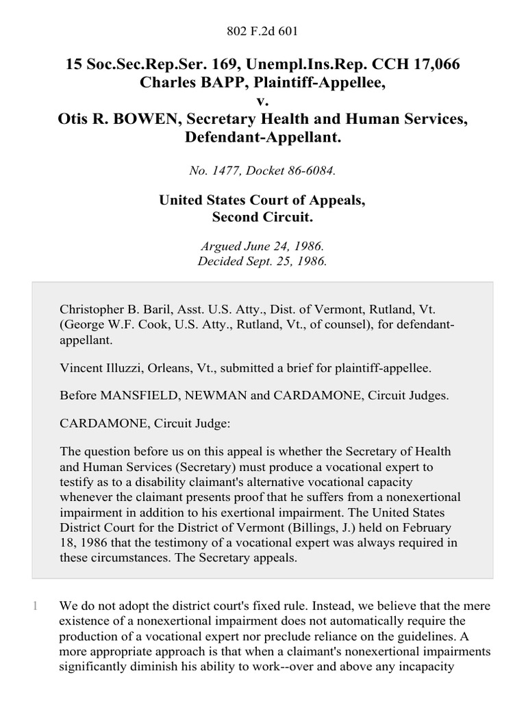 15 Soc - Sec.rep - Ser. 169, Unempl - Ins.rep. CCH 17,066 Charles Bapp ...