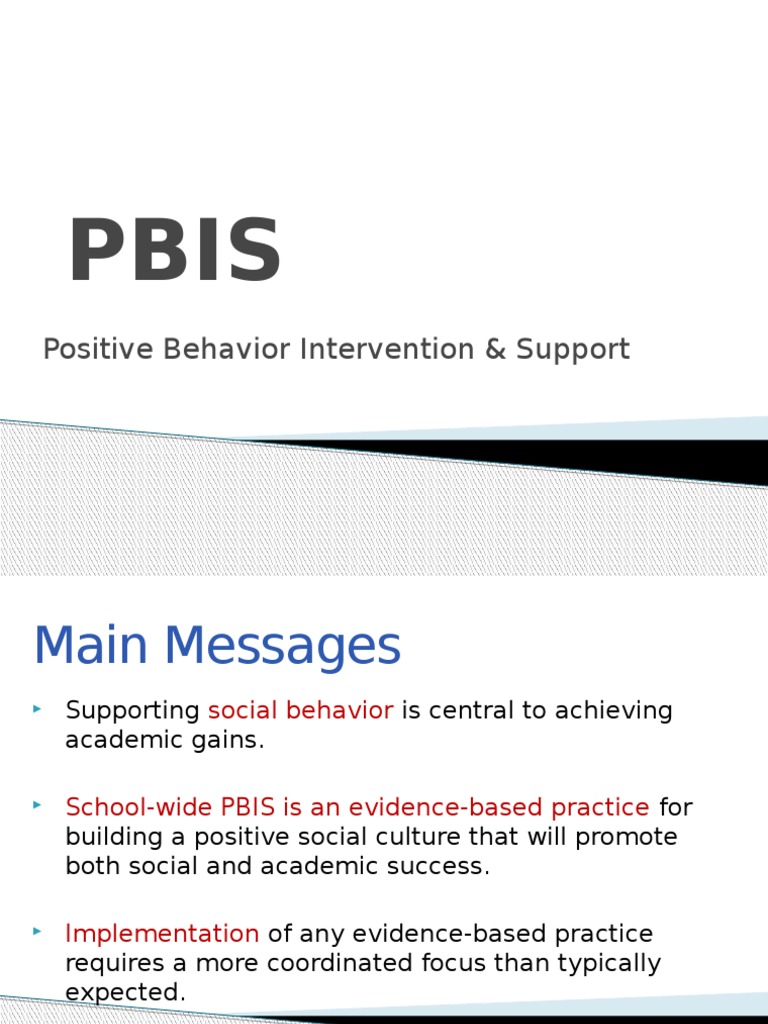 Pbis Overview 2 | PDF
