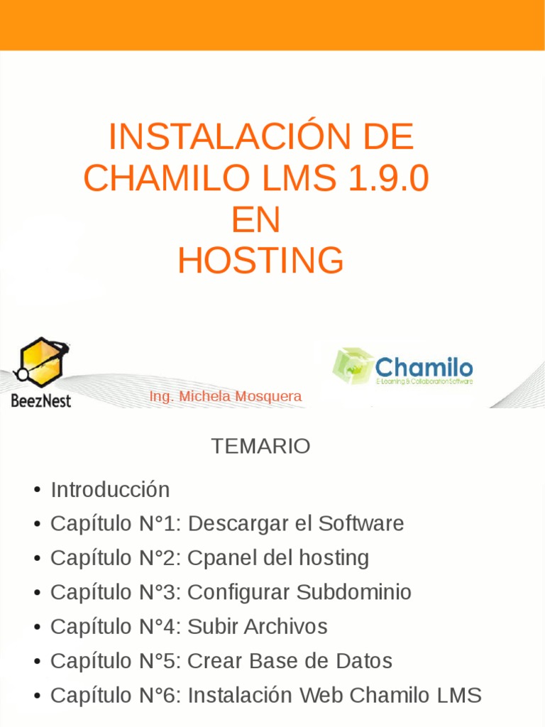 Instalacion Chamilo 1 9 120923005803 Phpapp02 PDF | PDF | Archivo de computadora | Informática