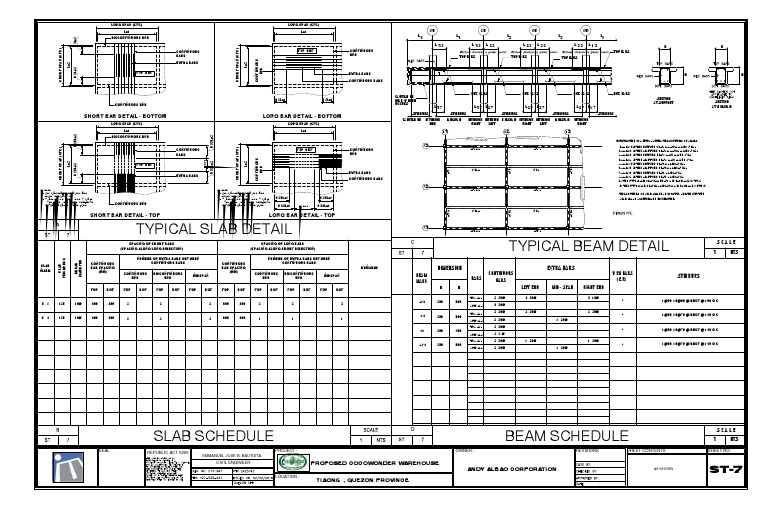 Dimension Extra Bars Stirrups: Scale NTS | PDF