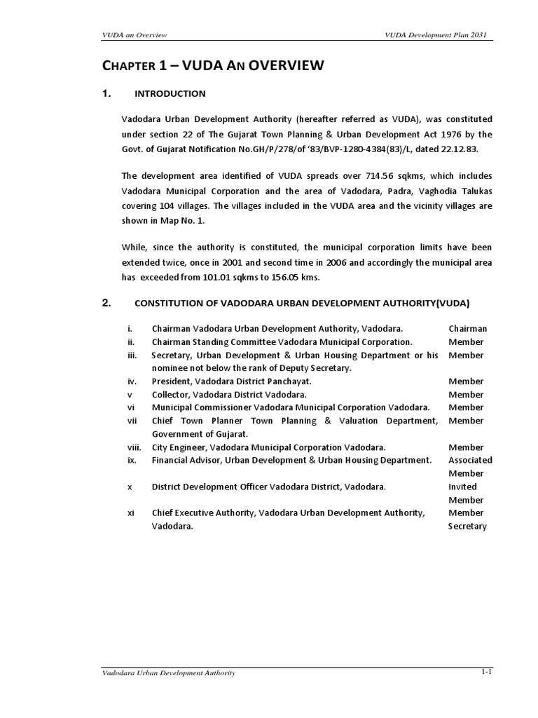 ch1 VUDA Function PDF | PDF | Urban Planning | Government