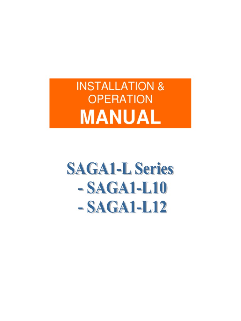 Manual Saga 1l10 1l12 PDF | PDF | Relay | Antenna (Radio)