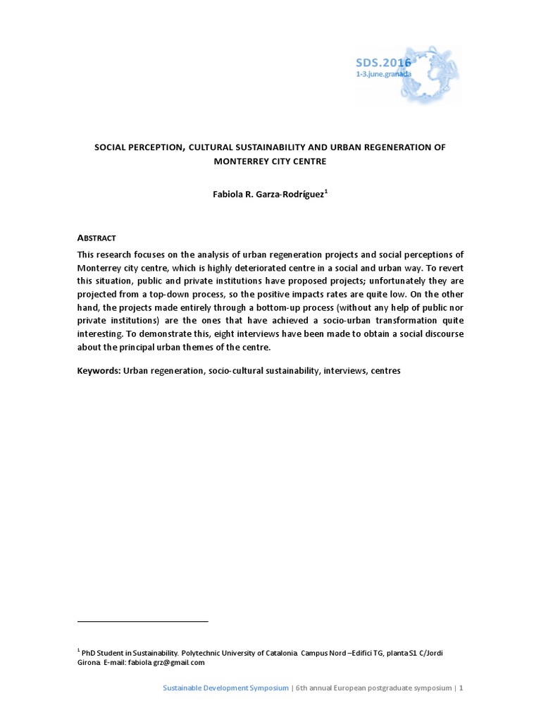 1 sds2016 Fabiola Garza 1 | PDF | History