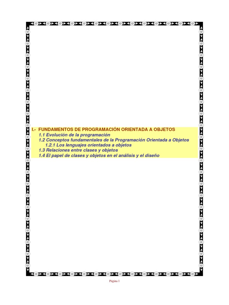 Guia Ets Fund Prog Orienta Objetos | PDF | Lenguaje de programación | Software