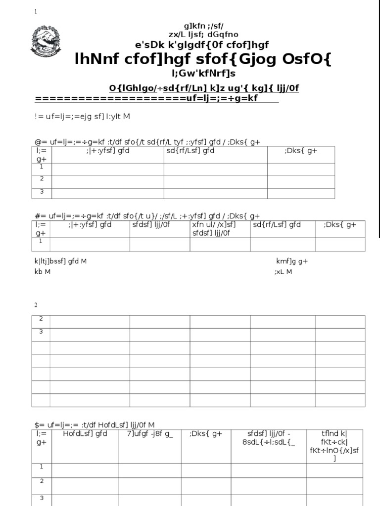 LHNNF Cfof) HGF Sfof (Gjog Osfo (: E'Sdk K'GLGDF (0F Cfof) HGF L GW ...