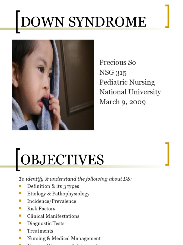 Down Syndrome | PDF | Down Syndrome | Clinical Medicine