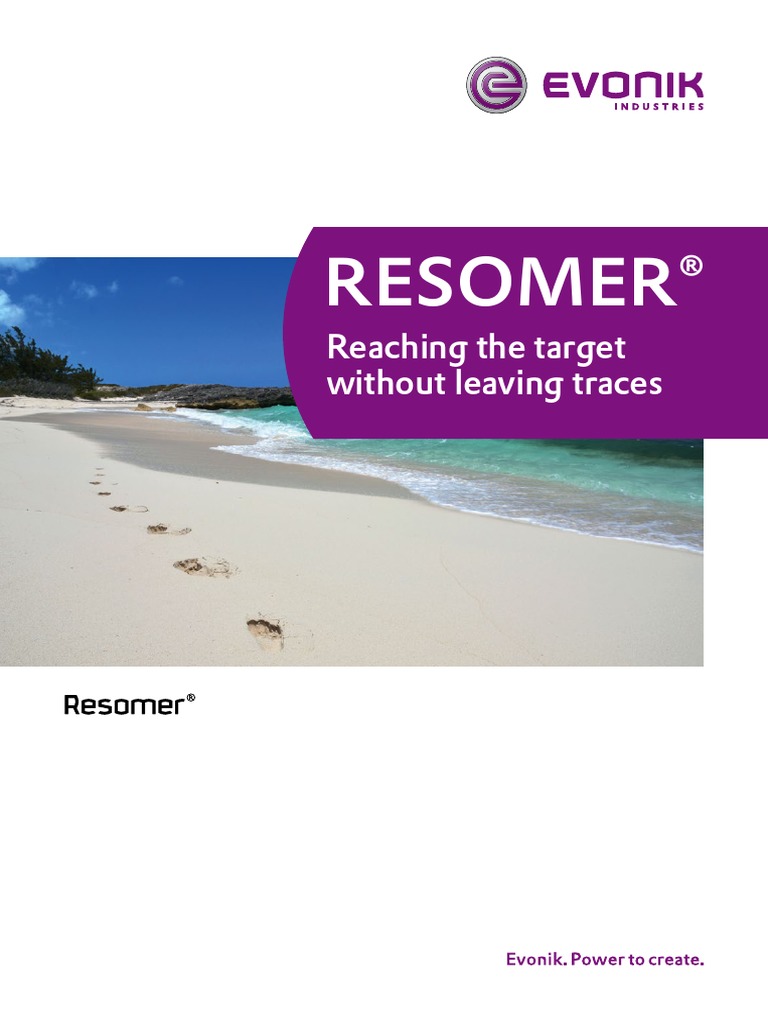RESOMER Product Brochure en | PDF | Polyethylene Glycol | Polymers