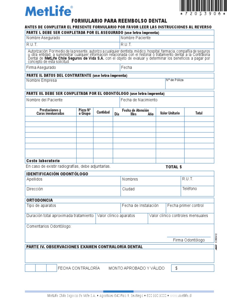 Metlife | PDF | Odontología | Póliza de seguros