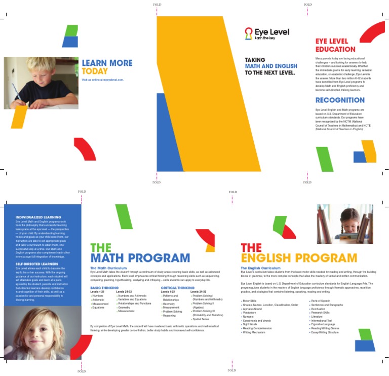 Eye Level Math Program Overview | PDF