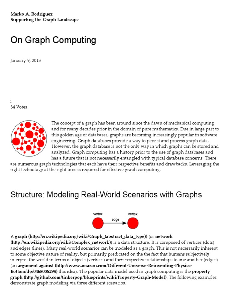 Graph Data Model | PDF | Graph Theory | Databases