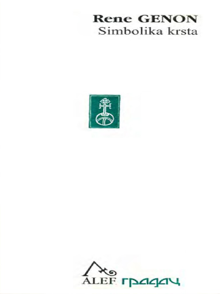 Rene Genon - Simbolika Krsta PDF | PDF