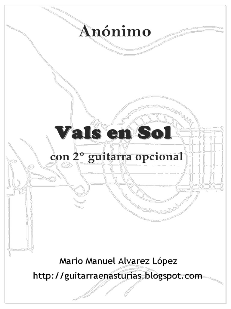 Anónimo. Vals en Sol 2 Guit PDF | PDF