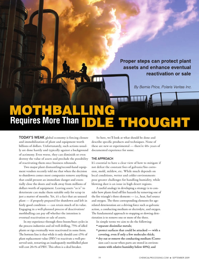 Mothballing Requires More Than Idle Thought | PDF | Corrosion | Engines