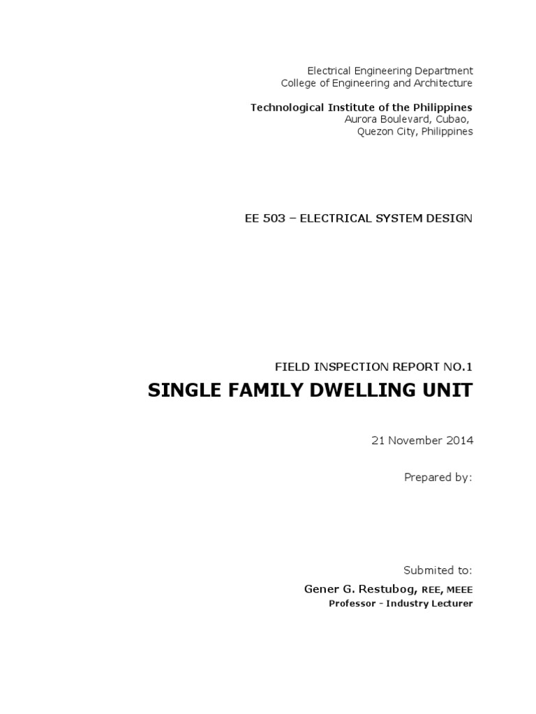 Field Inspection Report Template | PDF | Technology & Engineering