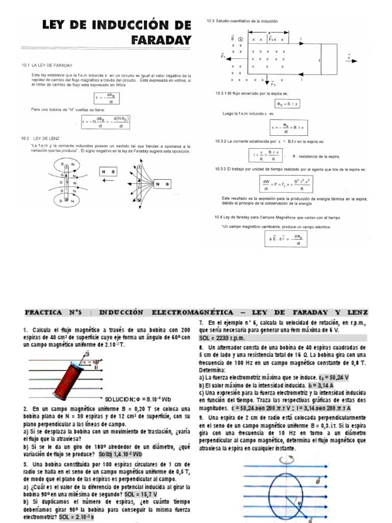 Practica N - 3 - Cme - Inducción Electromagnética - L Faraday Lenz-Proppuestos | PDF | Inductor ...