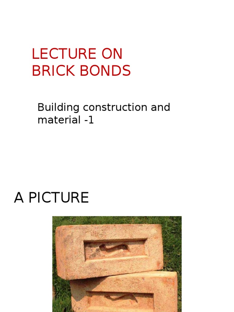 Types of Bricks Bond | Architectural Design | Masonry