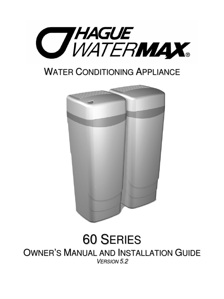 Hague Watermax | PDF | Water Heating | Valve
