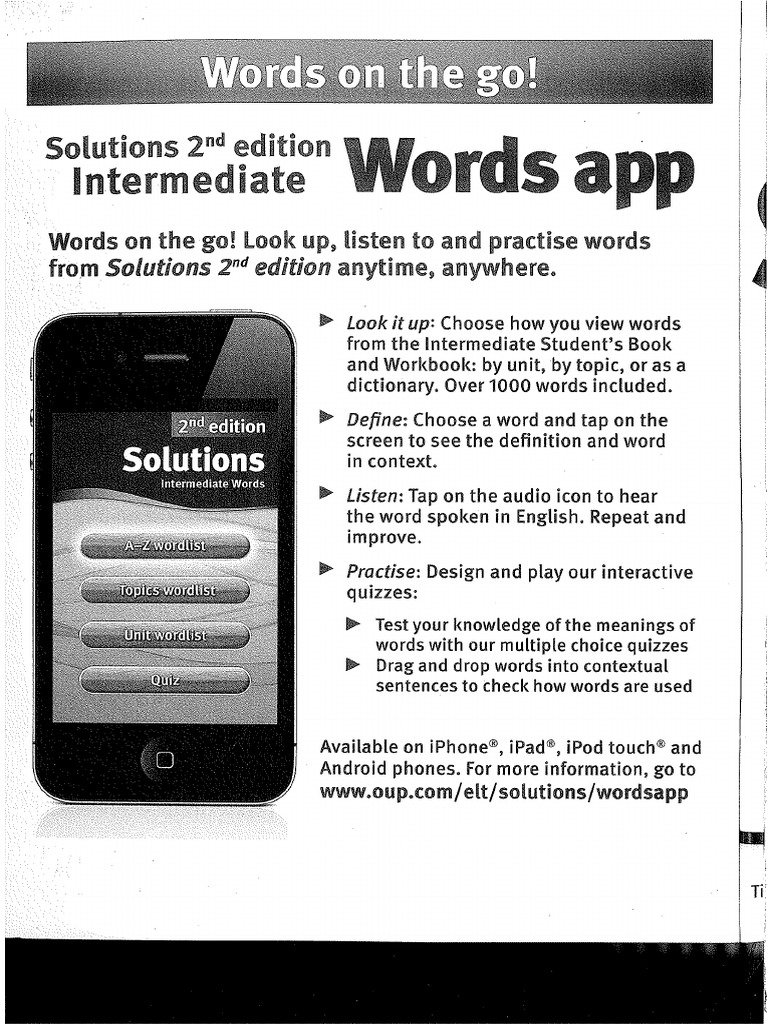 Solution Intermediate Student's Book | PDF