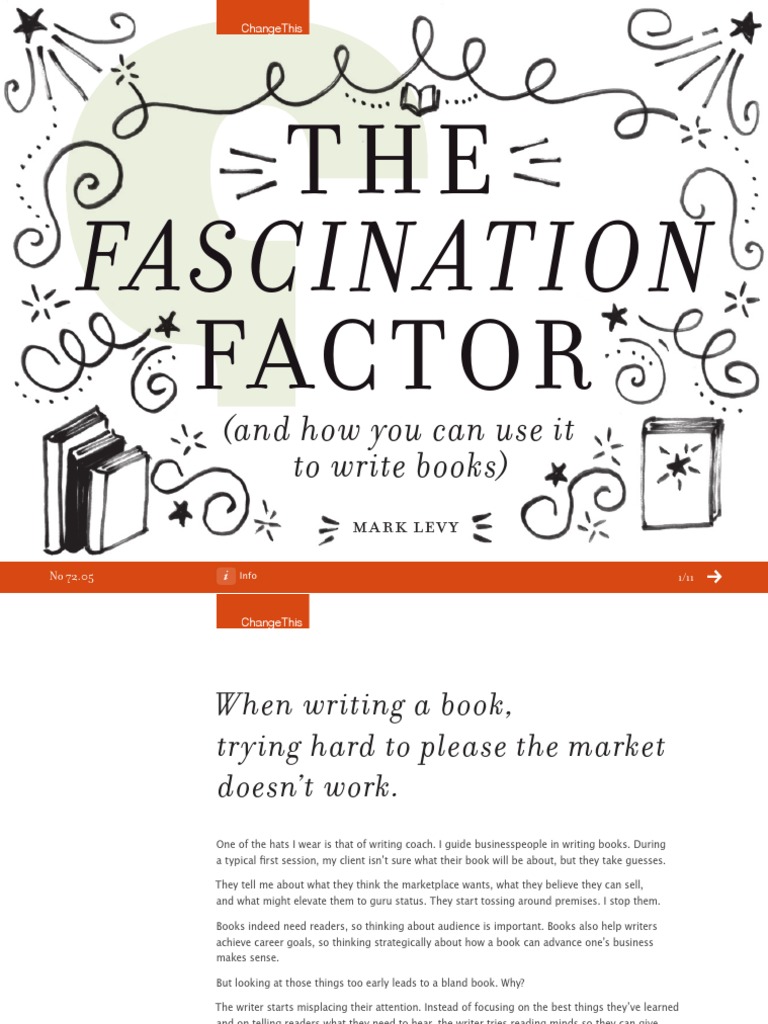 The Fascination Factor by Mark Levy | PDF | Science | Philosophical Science