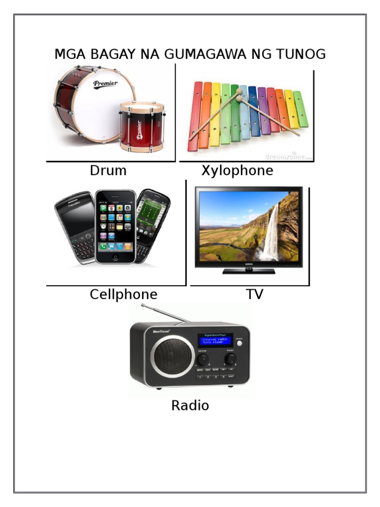 Mga Bagay Na Gumagawa NG Tunog | PDF