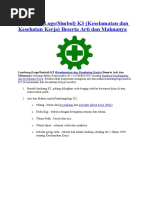 Lambang (Logo - Simbol) K3 (Keselamatan Dan Kesehatan Kerja) Beserta Arti Dan Maknanya ...