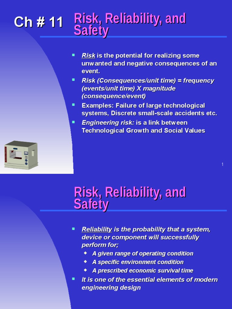 Risk Reliability | PDF | Reliability Engineering | Systems Science