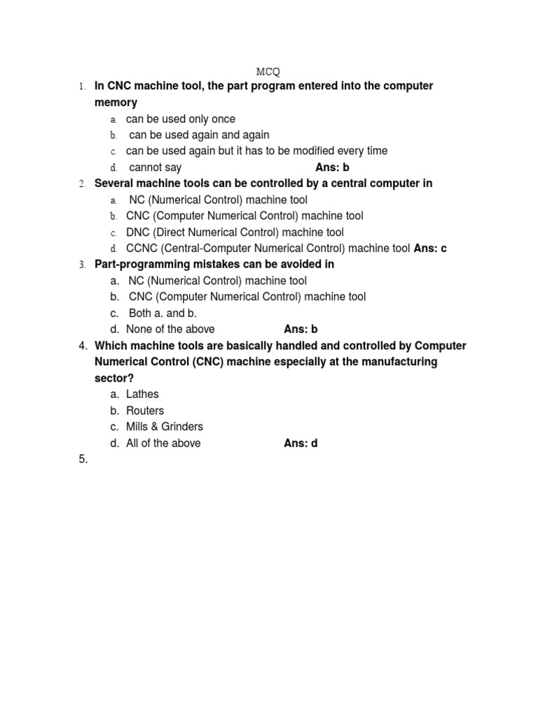 An Introduction to Computer Numerical Control (CNC) Machine Tools: A ...