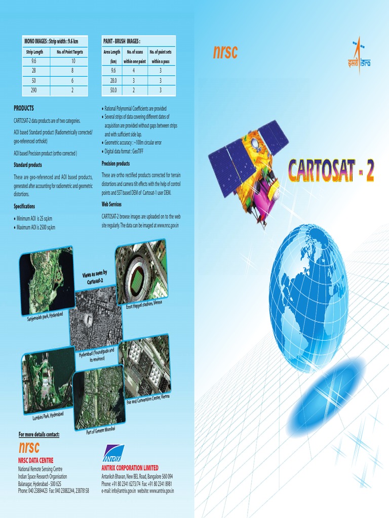 Cartosat - 2 Cartosat - 2: Products | PDF | Outer Space | Astronautics