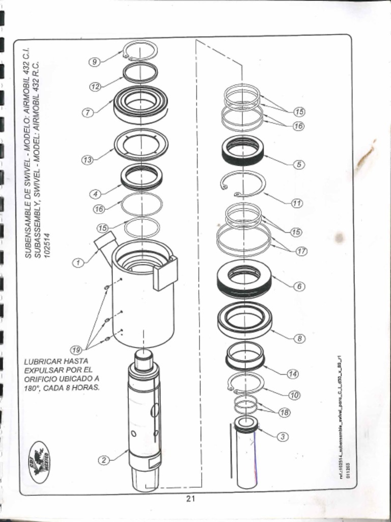 Despiece Swivel | PDF