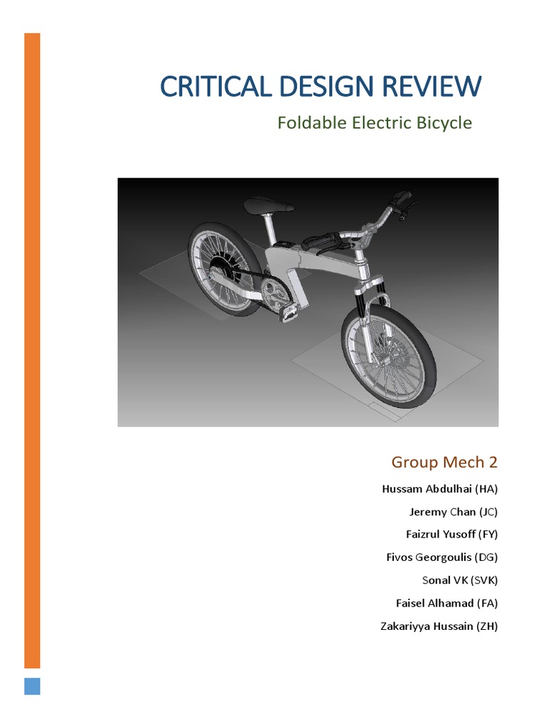 Critical Design Review | PDF | Battery (Electricity) | Tire