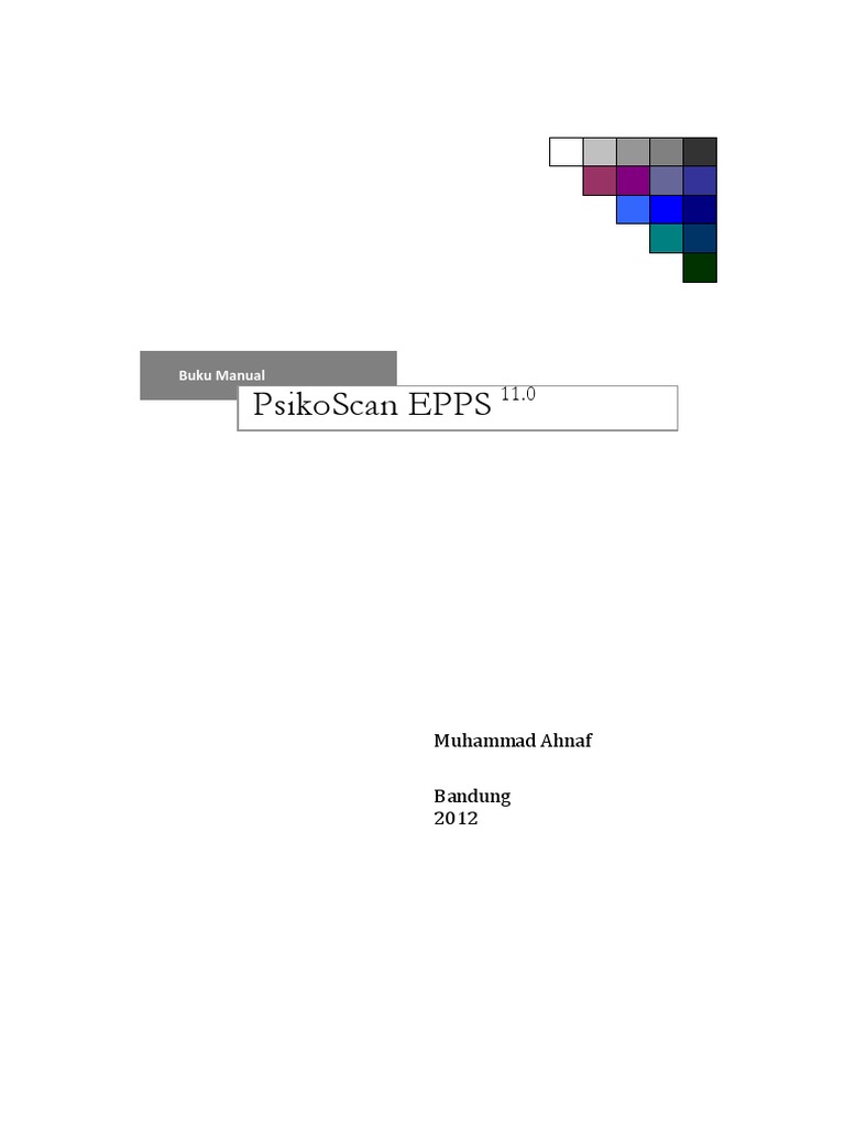 Manual Book Epps | PDF