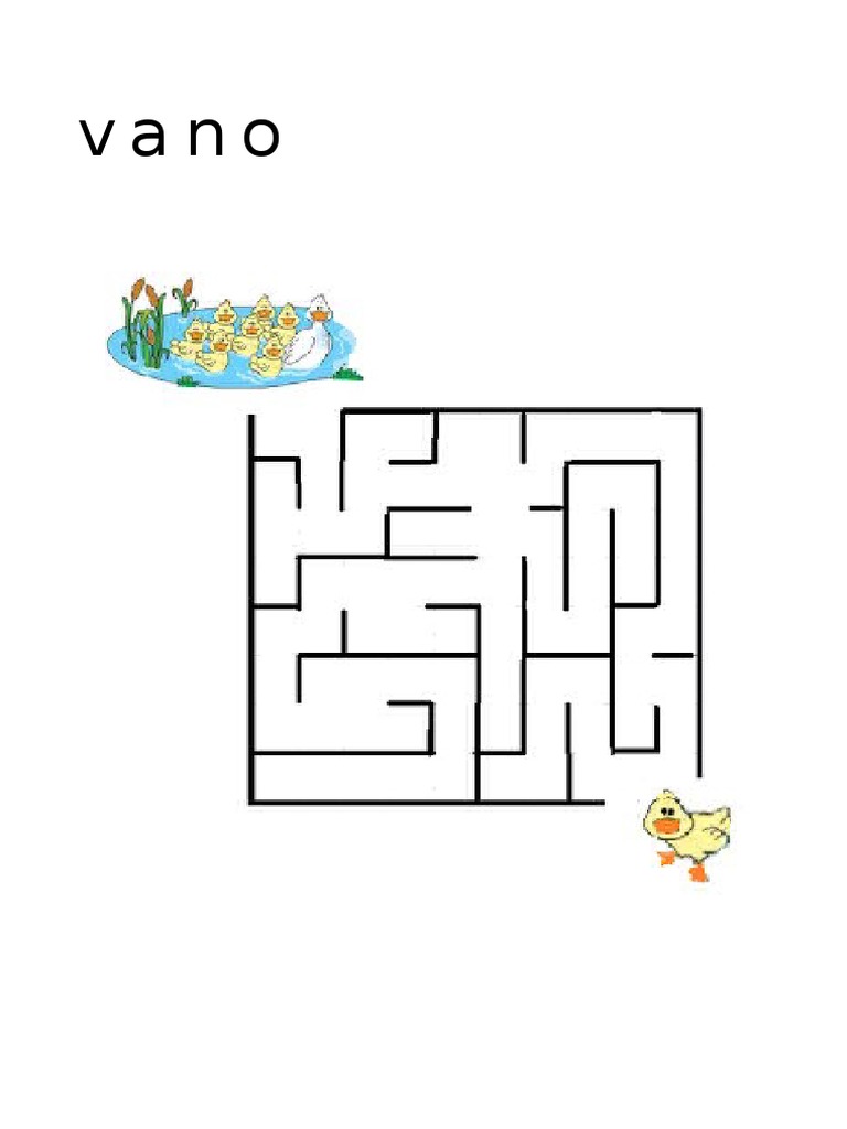 Maze Untuk TK | PDF