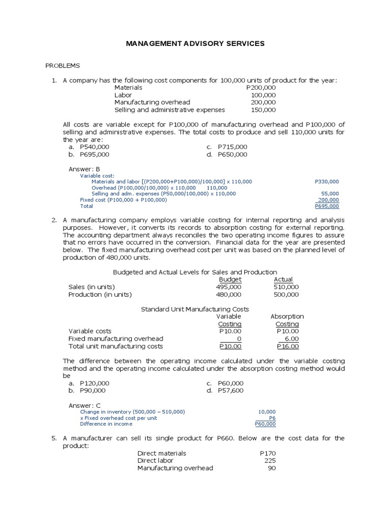 MAS 100 Questions With Answer PDF | PDF | Cost Of Capital | Present Value