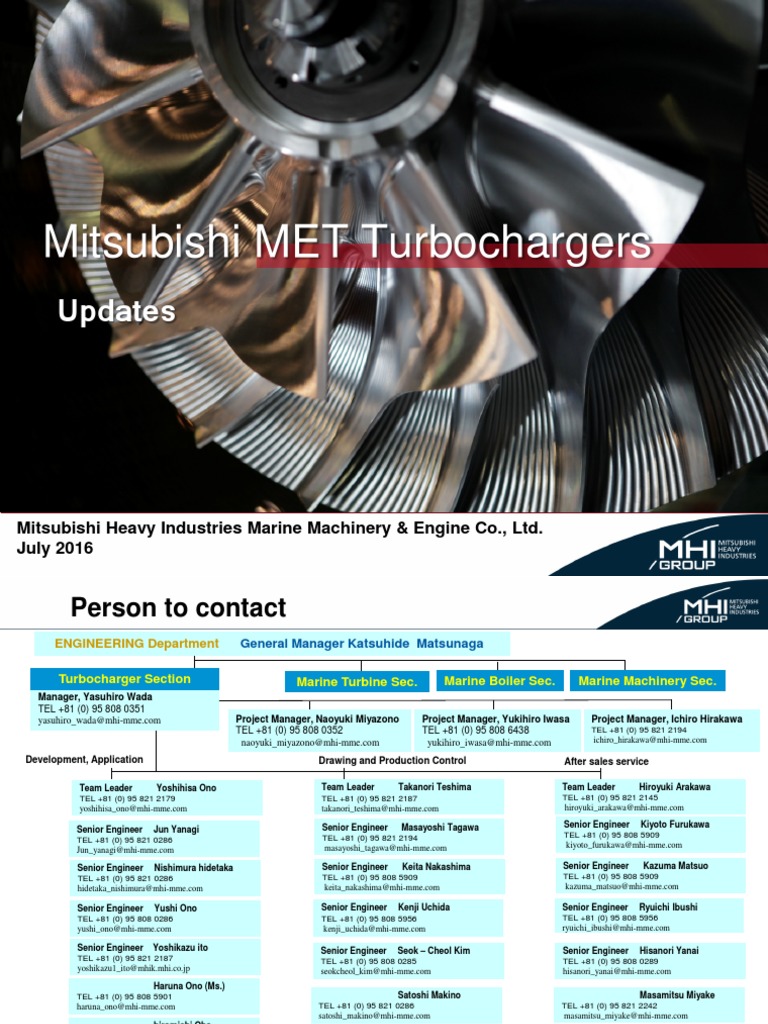 MET Turbocharger | Turbocharger | Turbine