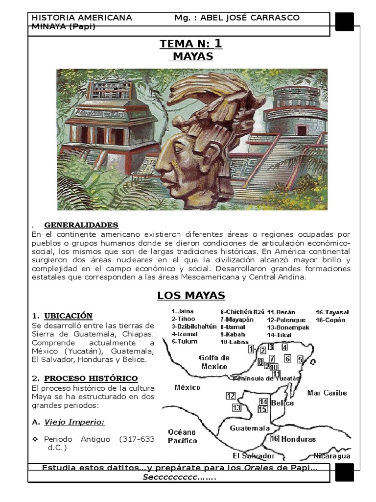 Mayas y Aztecas | Civilización maya | azteca
