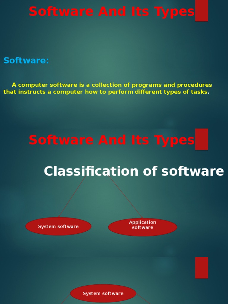 Software and Its Types | PDF