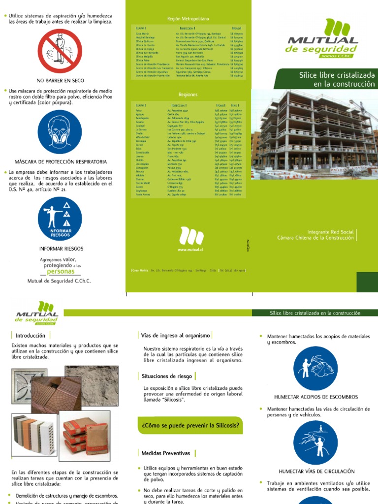 Triptico Silice Construccion | PDF