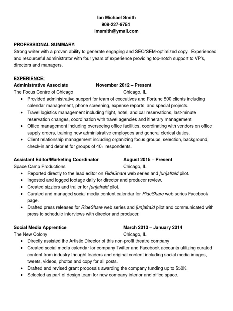 Ian Michael Smith Resume 07282016 | PDF