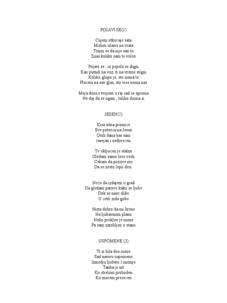 Sve Pesme 2 | PDF