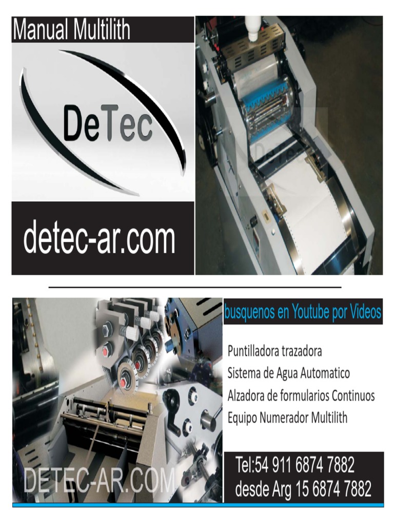 Manual Técnico Multilith 1250 | PDF | Tecnología