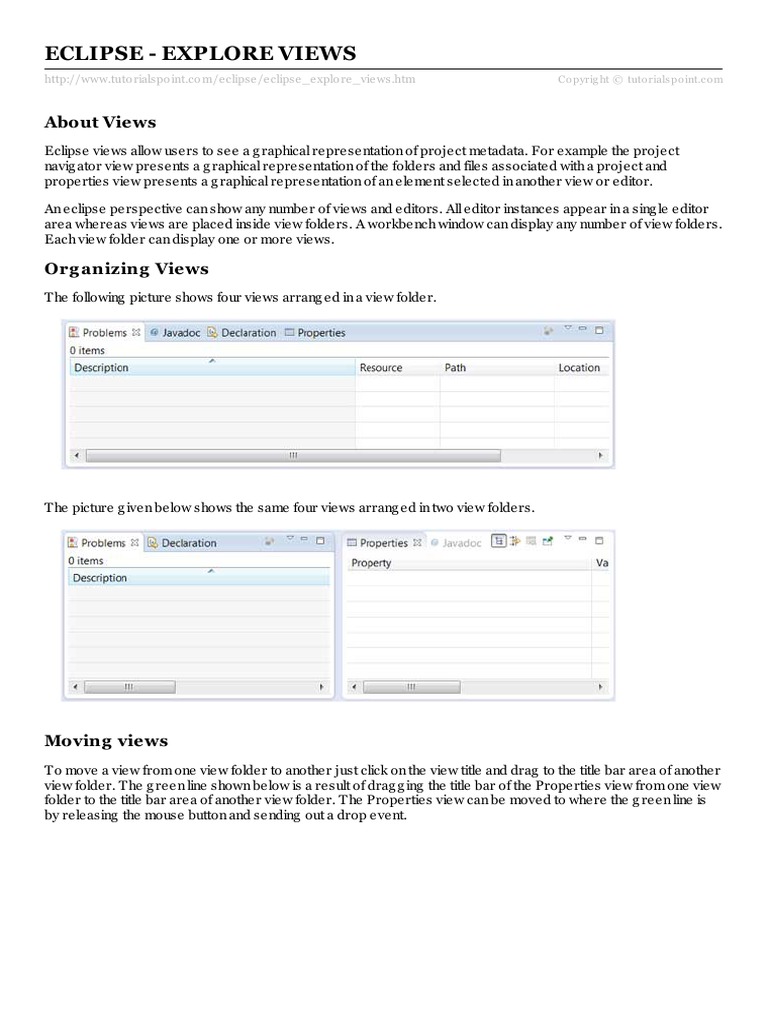 Eclipse Explore Views Pdf