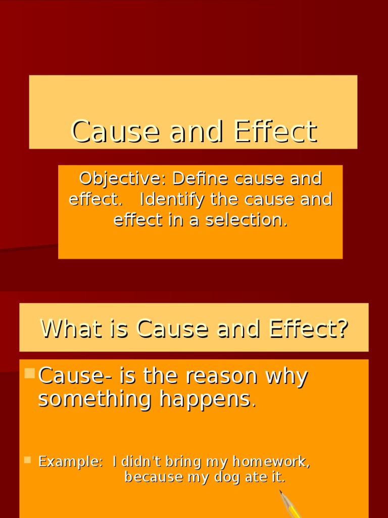 Cause and Effect | PDF