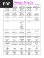 7th Grade Weekly Checklist Template | PDF | Learning
